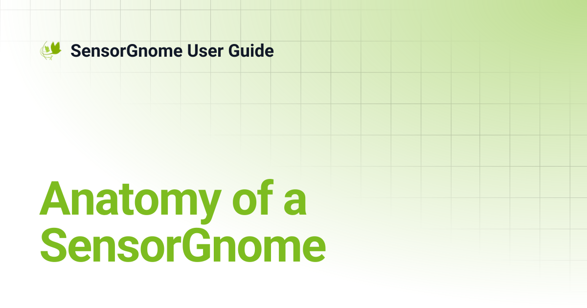 Anatomy of a SensorGnome | SensorGnome V1 (Legacy) | SensorGnome User Guide